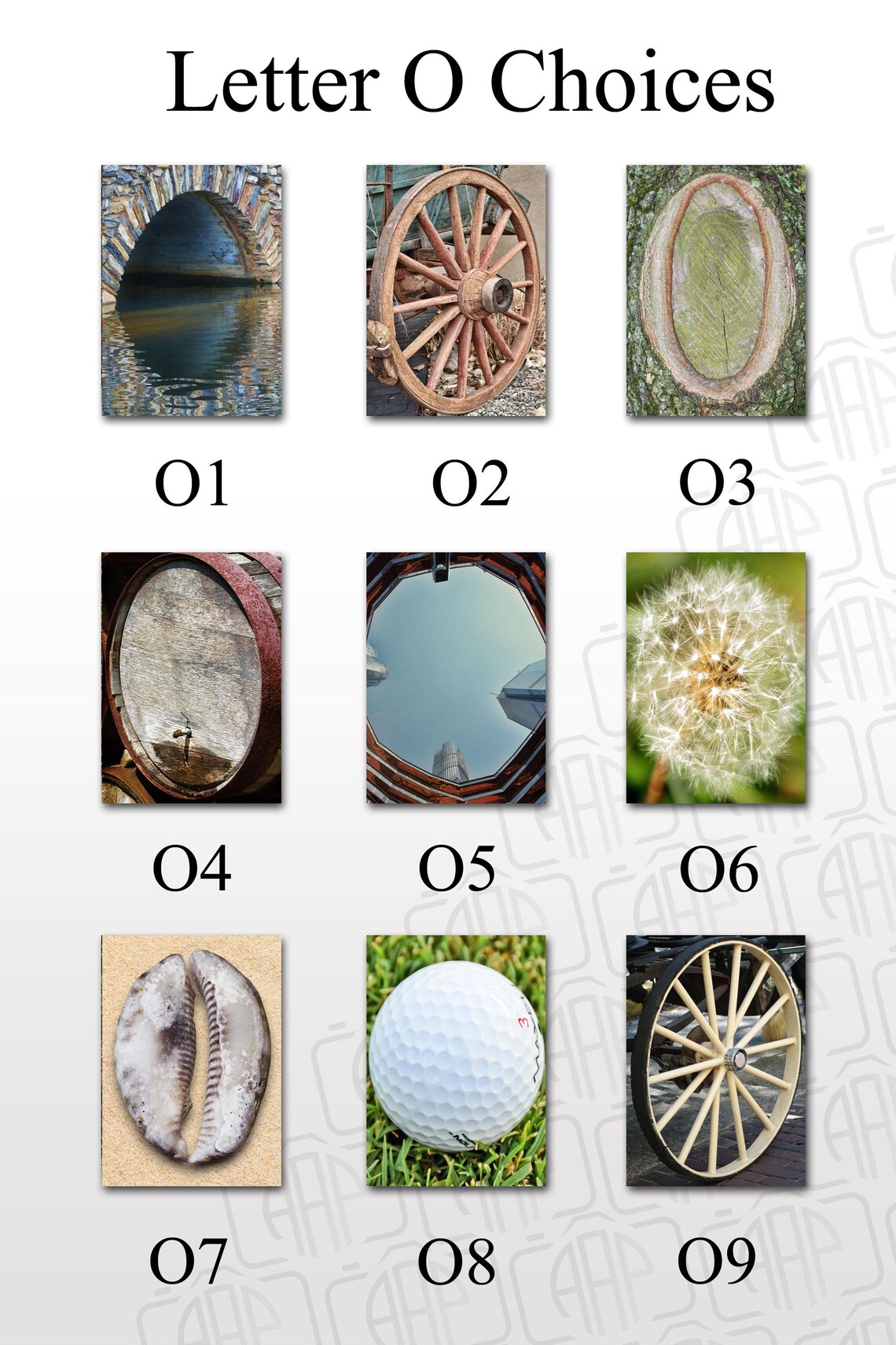 LETTER O Alphabet Photography LETTERS - Color Alphabet Photos - Etsy