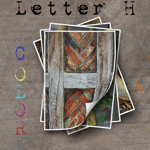LETTER H Alphabet Photography LETTERS - Color Alphabet Photos - Etsy