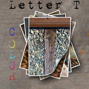 LETTER T Alphabet Photography LETTERS - Color Alphabet Photos - Etsy