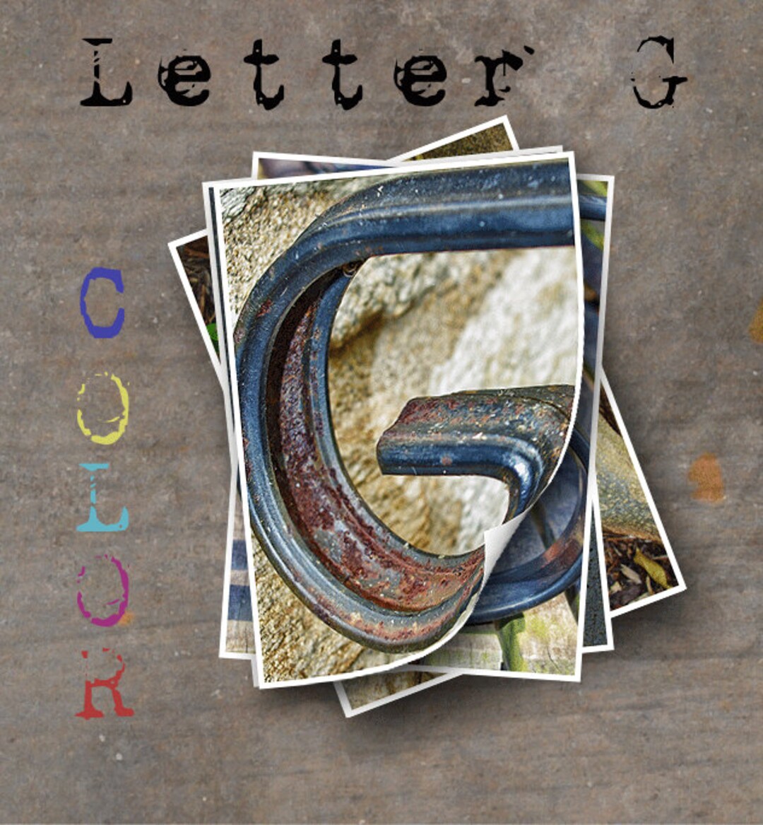 LETTER G Alphabet Photography LETTERS - Color Alphabet Photos - Etsy