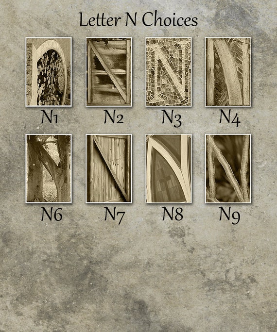 Alphabet Photography Letter N