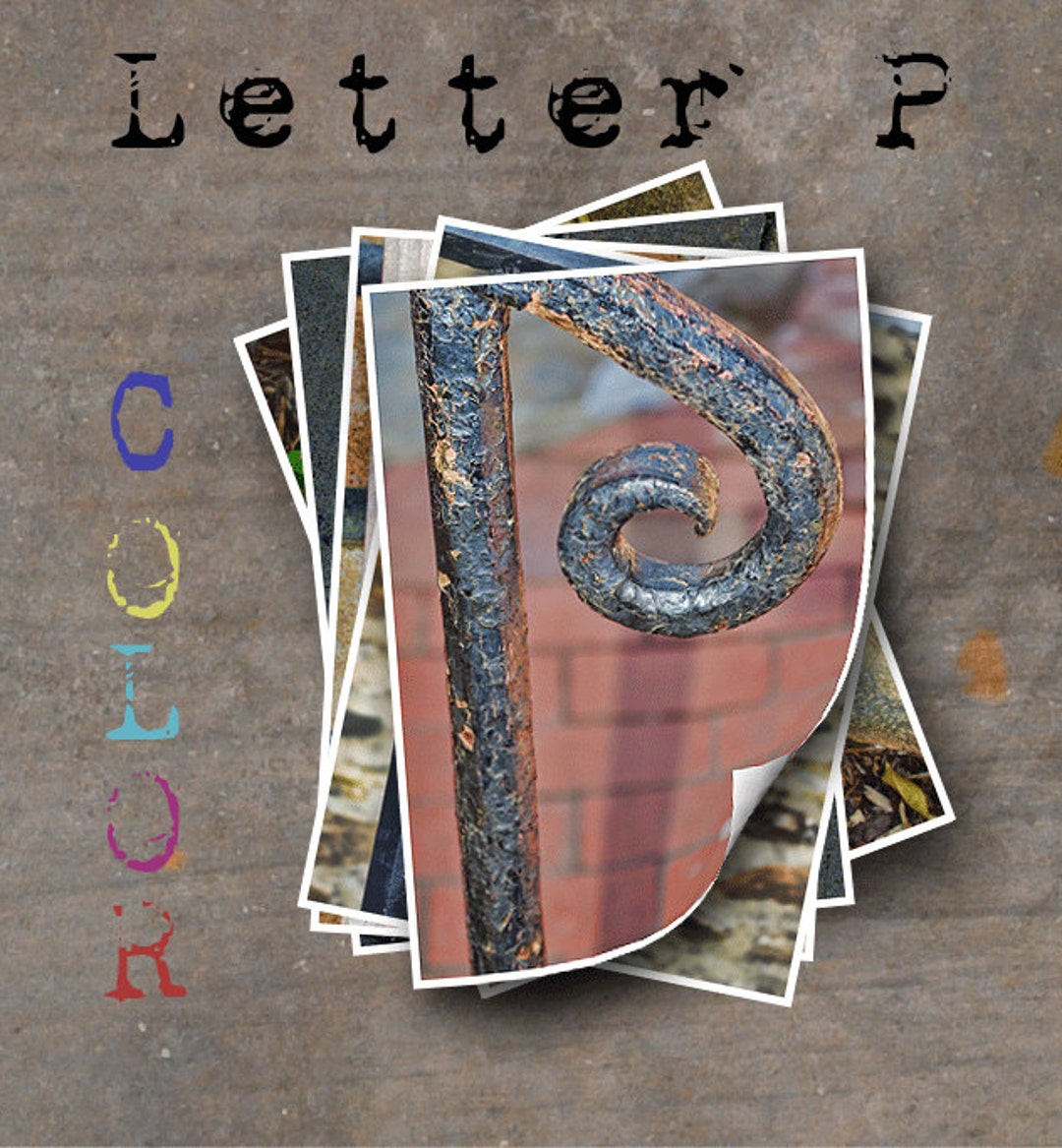 LETTER P Alphabet Photography LETTERS - Color Alphabet Photos - Etsy