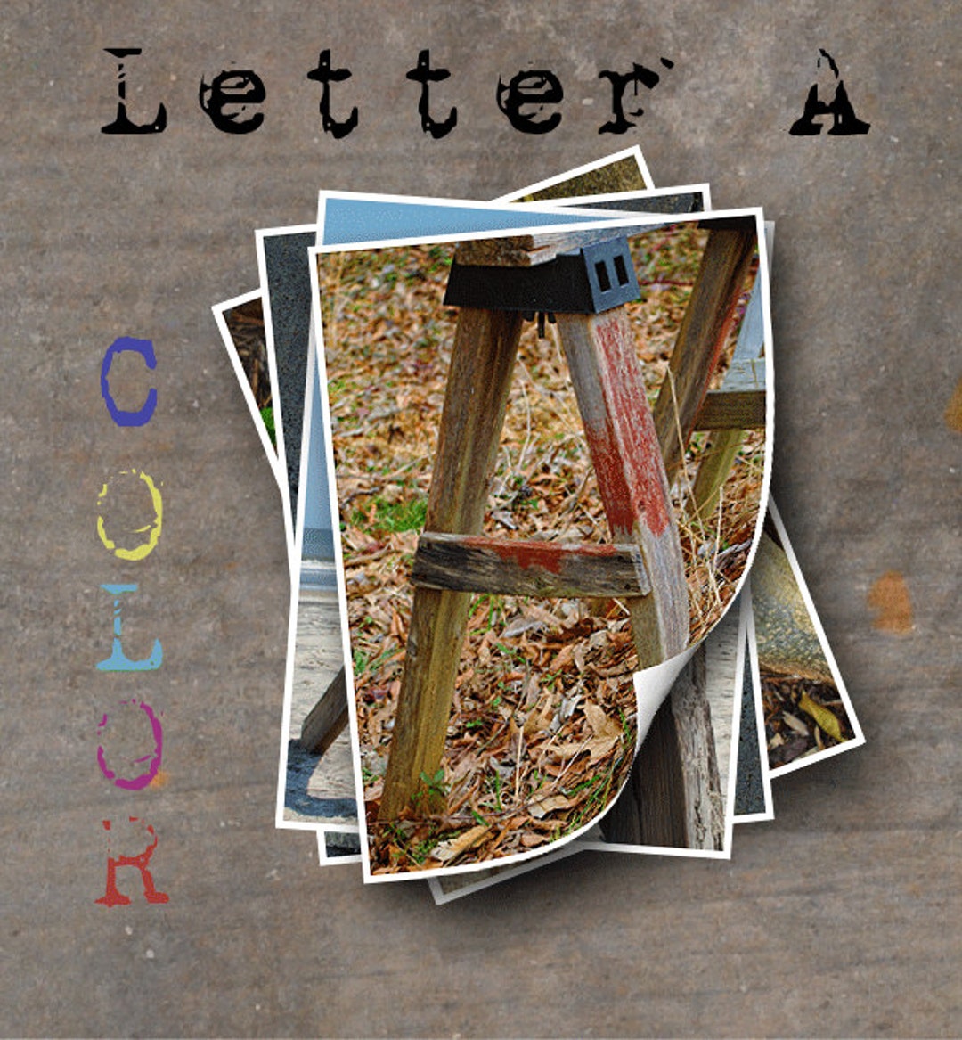 LETTER A Alphabet Photography LETTERS - Color Alphabet Photos - Etsy