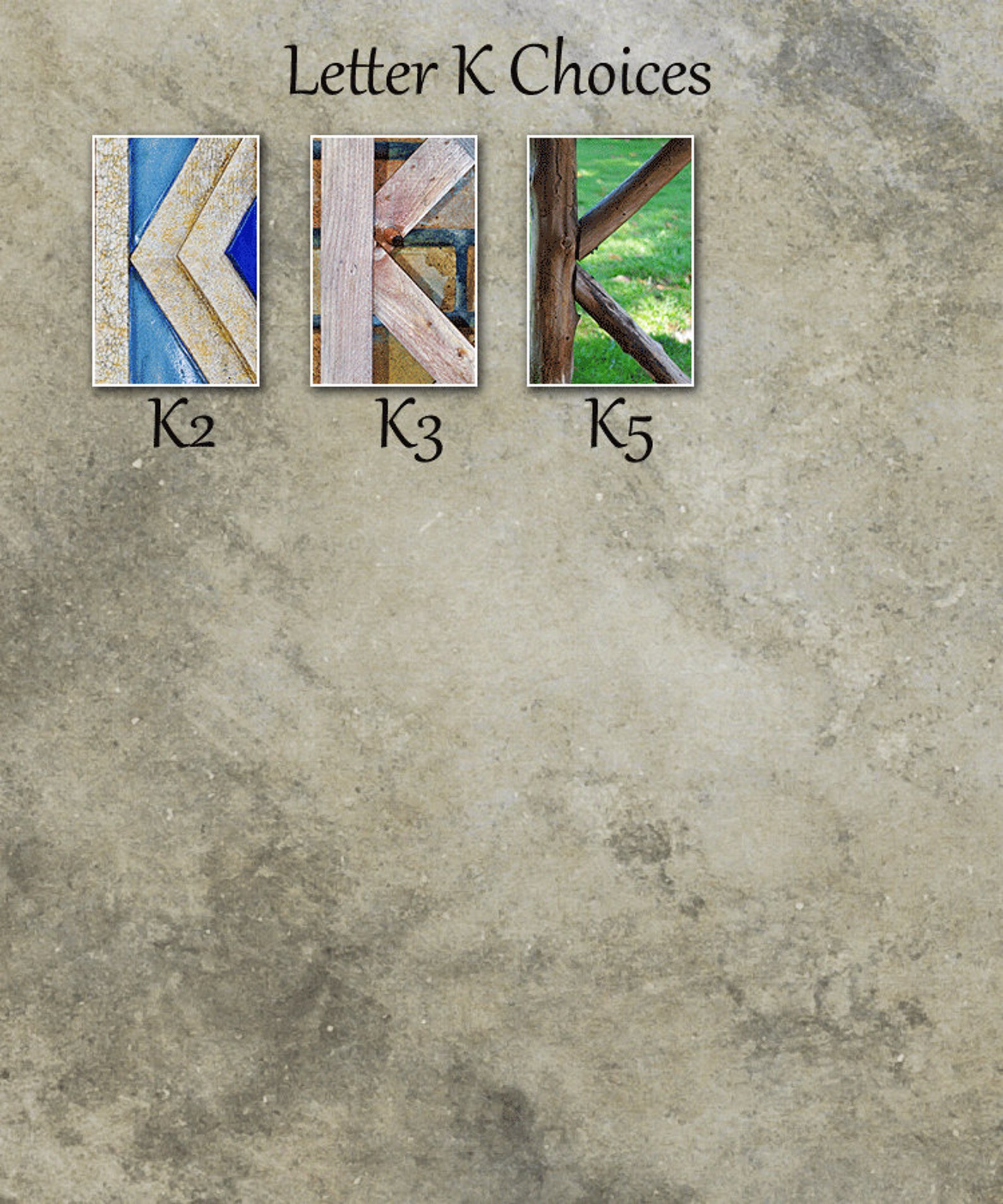 LETTER K Alphabet Photography LETTERS Color Alphabet Photos - Etsy