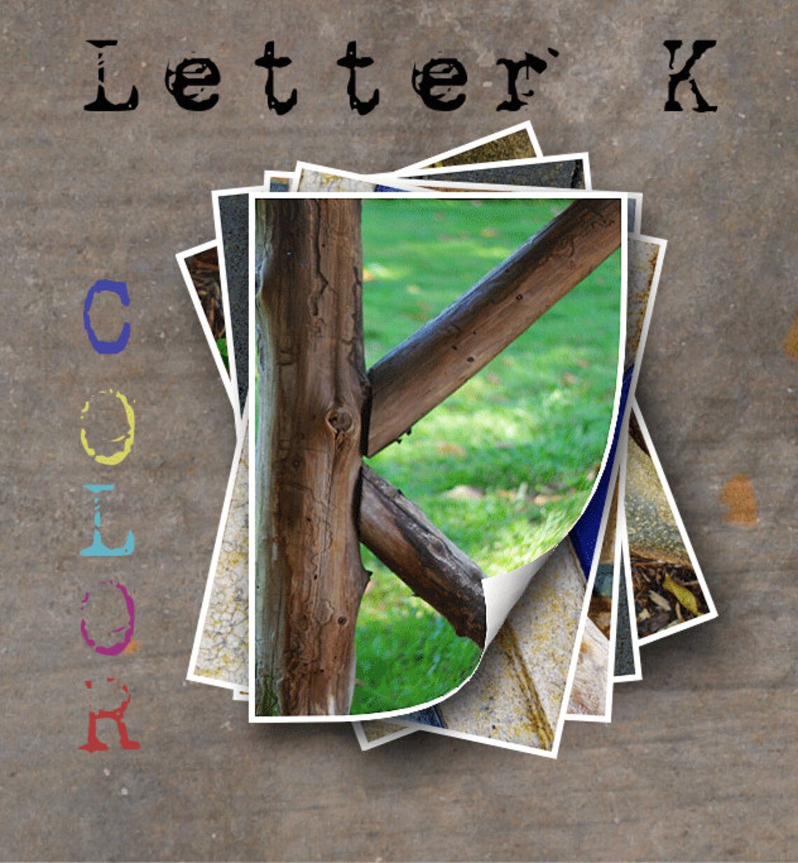 LETTER K Alphabet Photography LETTERS - Color Alphabet Photos - Etsy