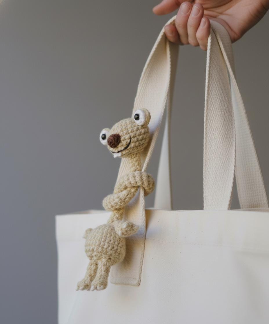 Sid the Sloth Amigurumi, Crochet Sloth , Long Neck Sloth, Ice Age ...