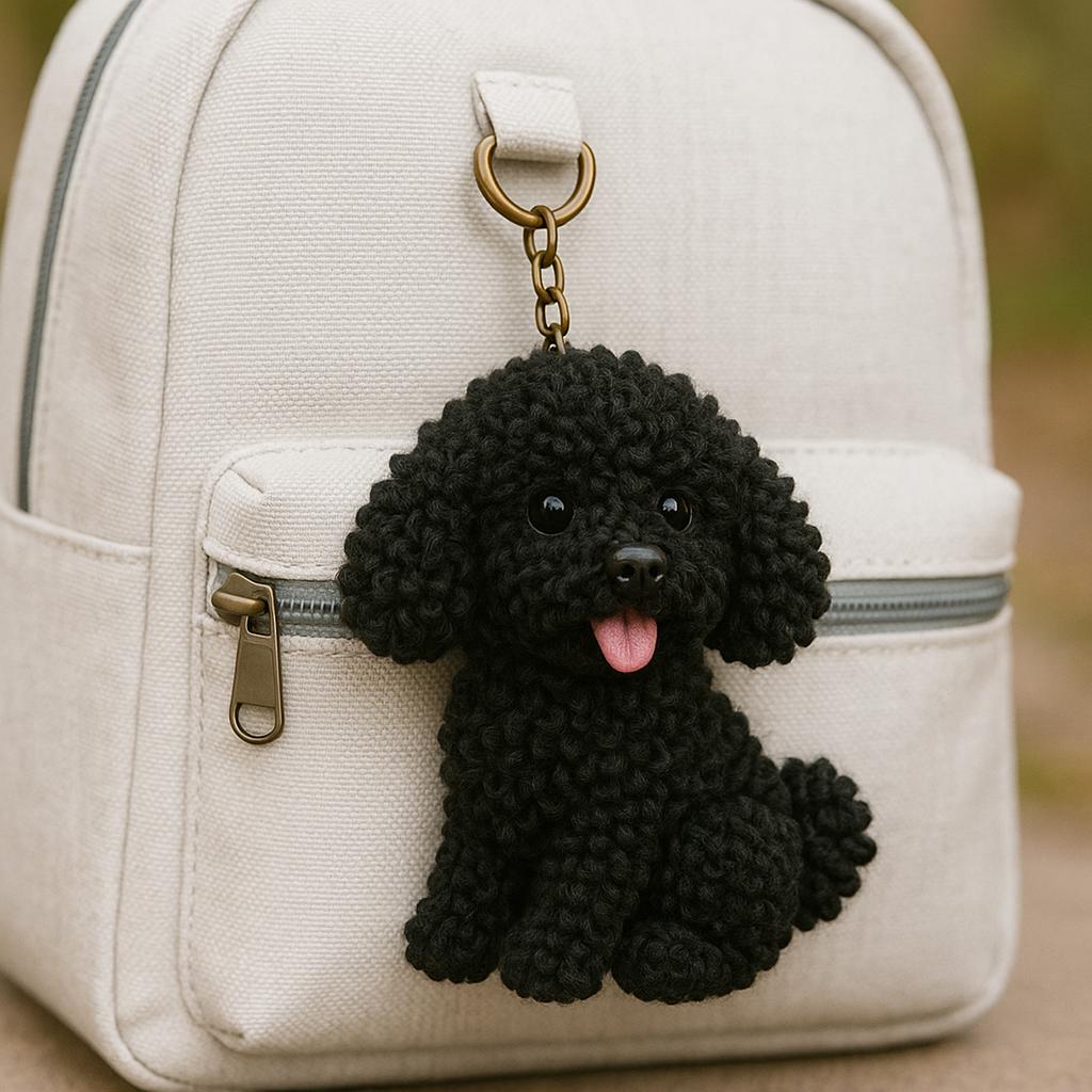 Toy Poodle Keychain Crochet Pattern PDF – Amigurumi Dog - Etsy