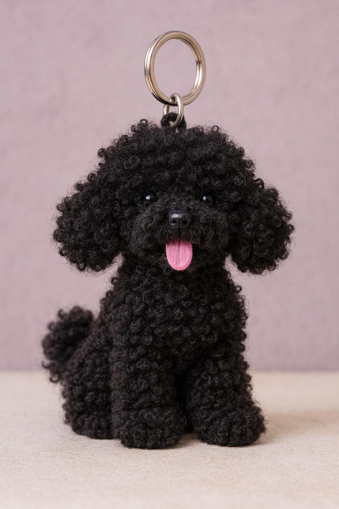 Toy Poodle Keychain Crochet Pattern PDF – Amigurumi Dog - Etsy