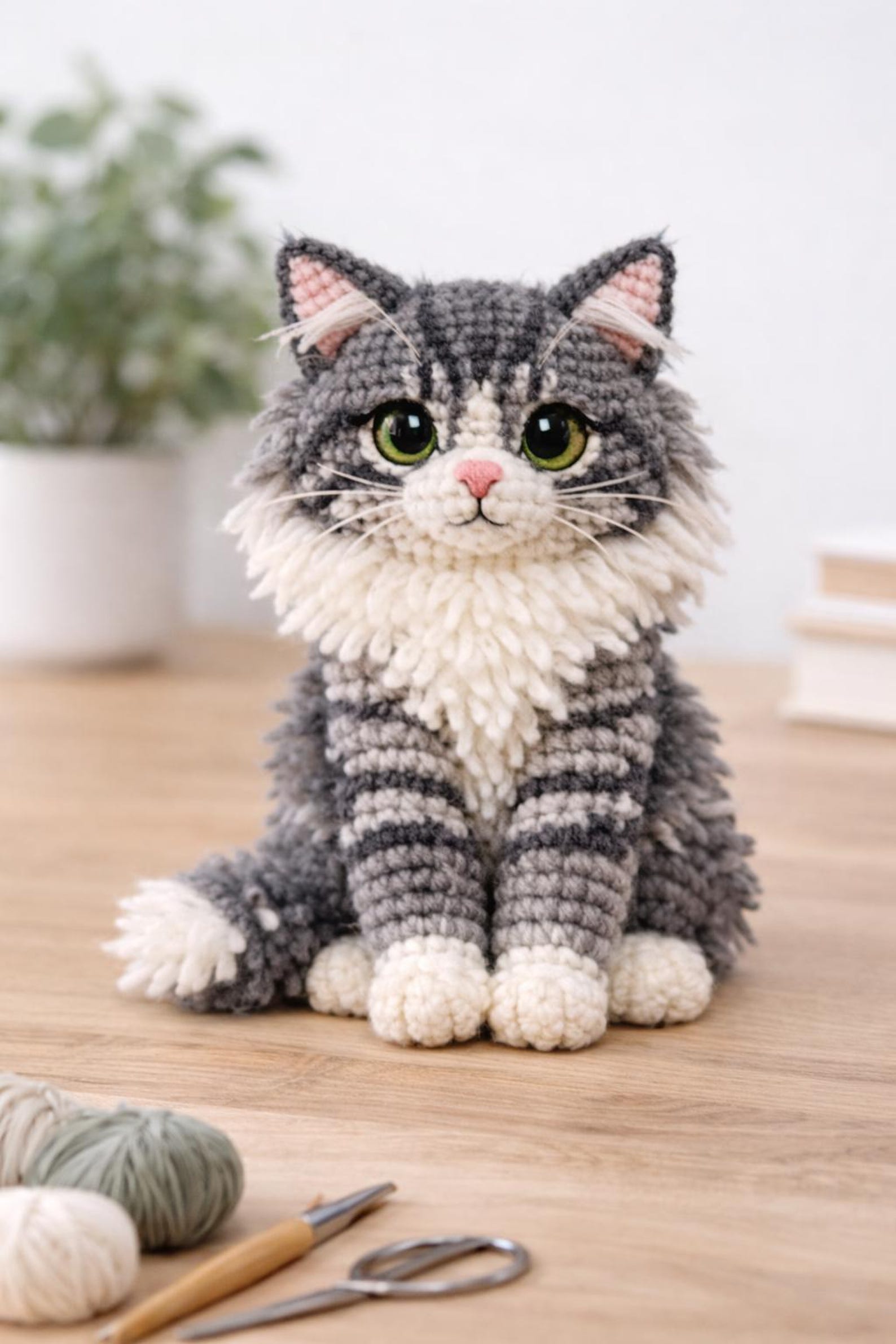 Norwegian Forest Cat Crochet Pattern | Amigurumi Cat PDF | Crochet ...