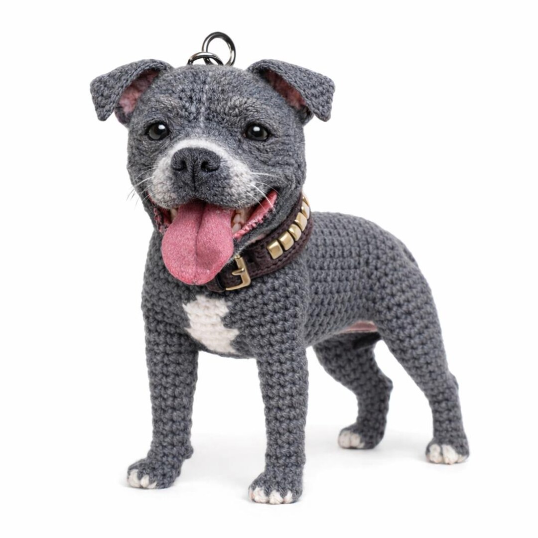 Amigurumi Staffordshire Bull Terrier Crochet Pattern – PDF (english ...