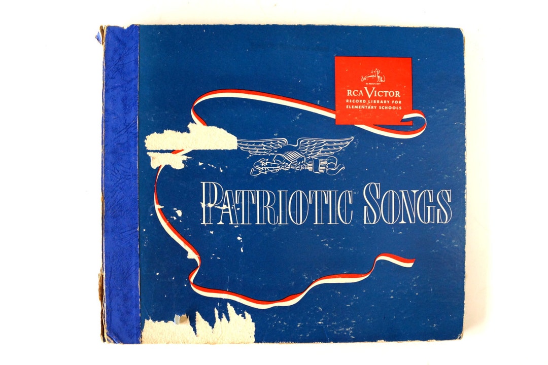 Vintage Patriotic Songs RCA Victor Record Library for Elementary ...