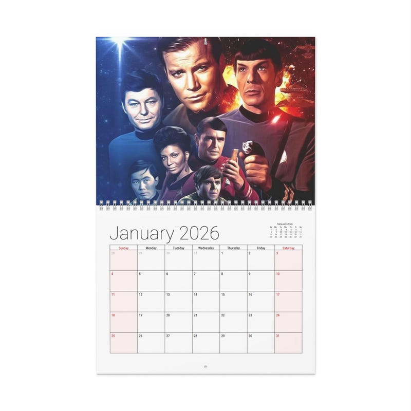 2026 Star Trek Calendar - Etsy Canada