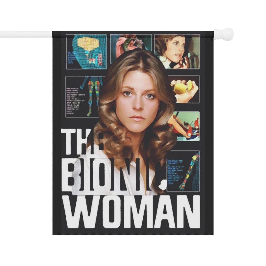 The Bionic Woman House Flag: 70s TV Show Outdoor Decor - Etsy