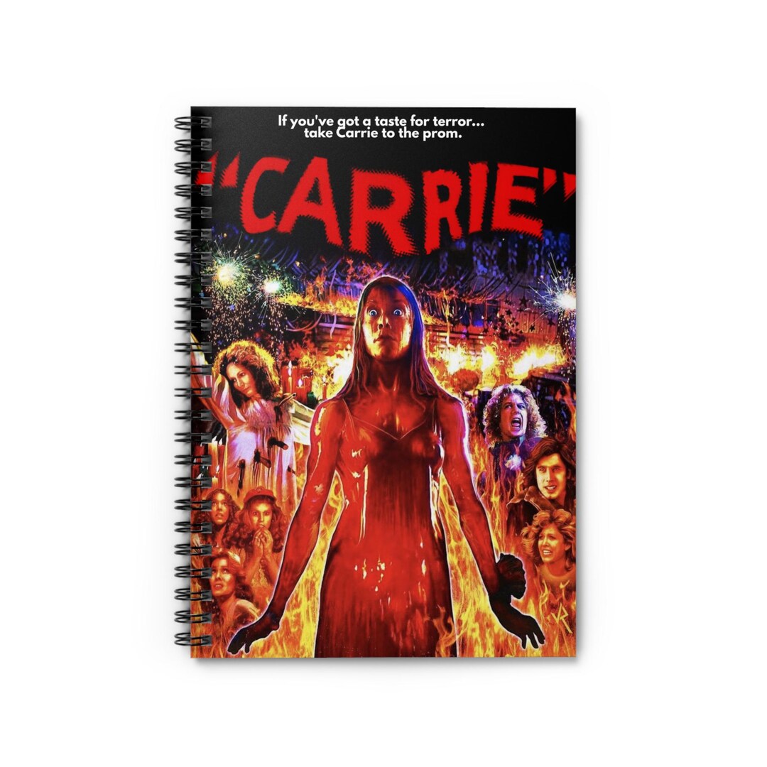 Carrie Horror Movie Spiral Notebook - Halloween Journal - Etsy
