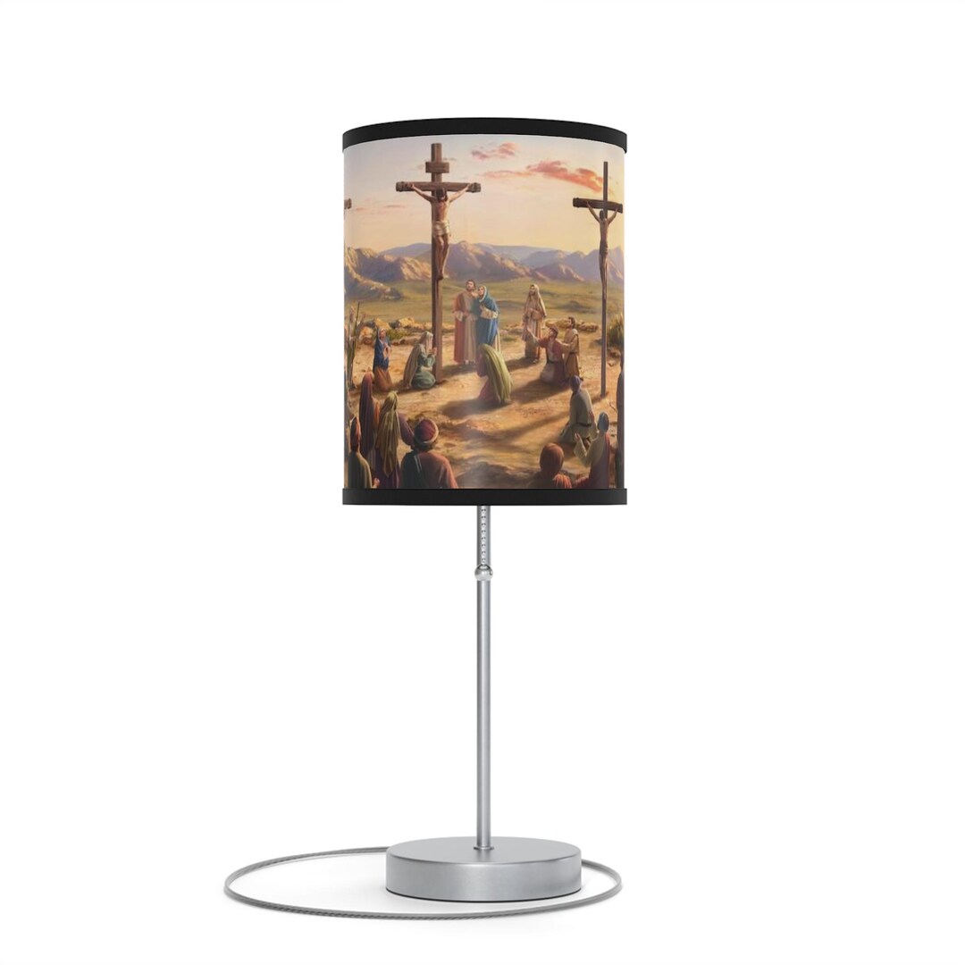 Religious Lamp, Crucifixion Design, Jesus Christ, Table Lamp, Night ...