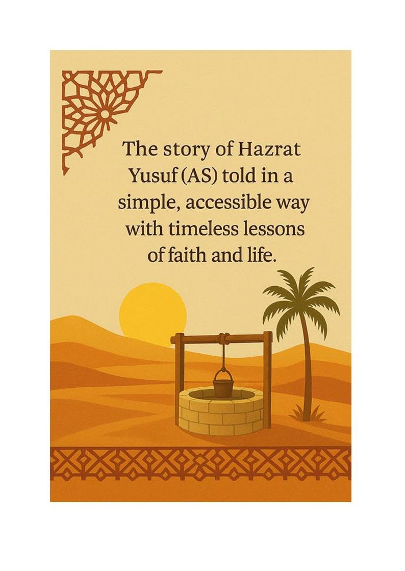 The Story of Prophet Yousaf (joseph A.S.) – an Islamic Children’s Book ...