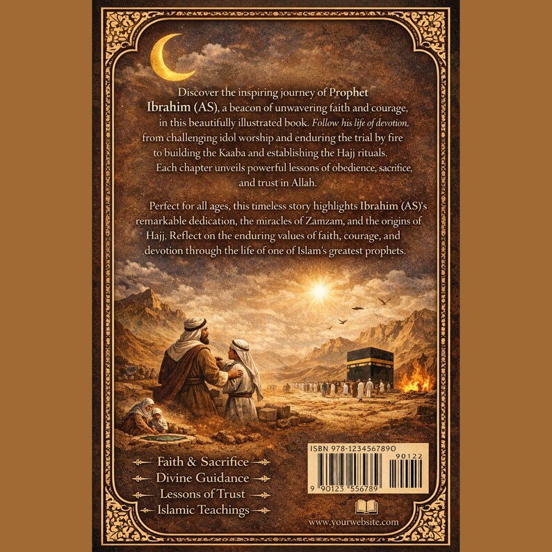 The Life of Prophet Ibrahim (AS) | Complete Islamic Story Book | Faith ...
