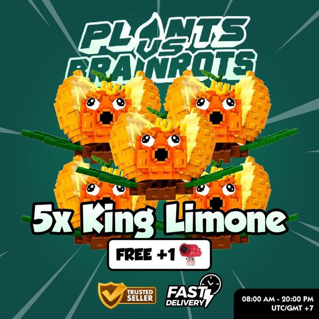 5x King Limone | Roblox - Plants VS Brainrots | Cheap & Fast - Etsy