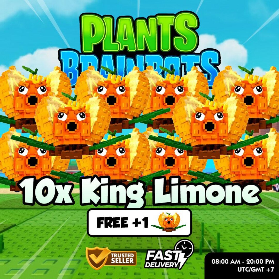 10x King Limone (+1 King Limone) | Roblox - Plants VS Brainrots | Cheap ...
