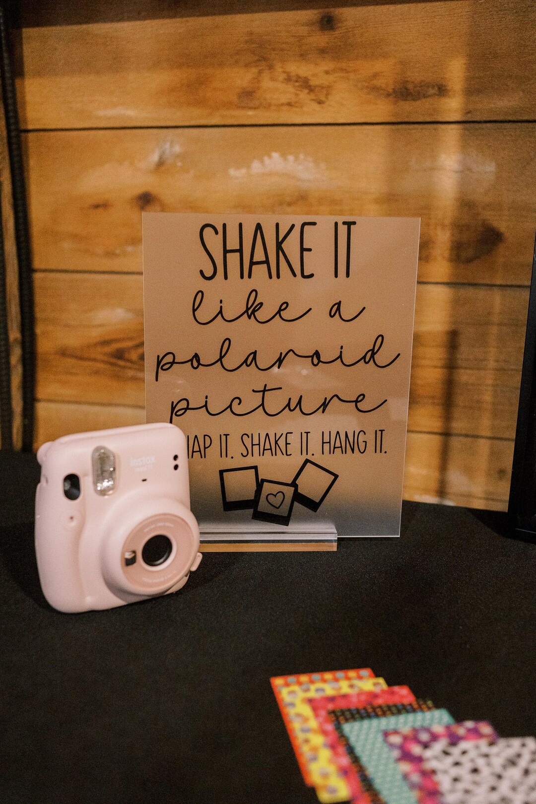 Customizable Polaroid Camera Sign - Etsy