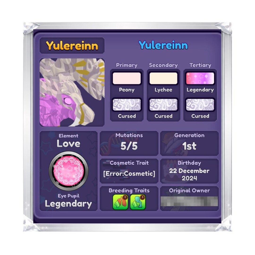 Yulereinn • Dragon Adventures • Roblox - Etsy