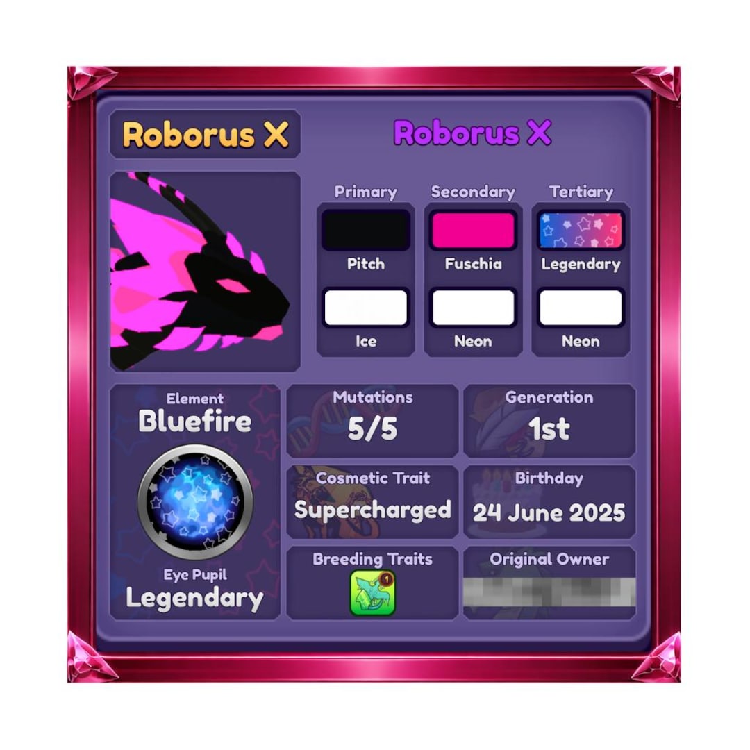 Roborus X • Dragon Adventures • Roblox - Etsy