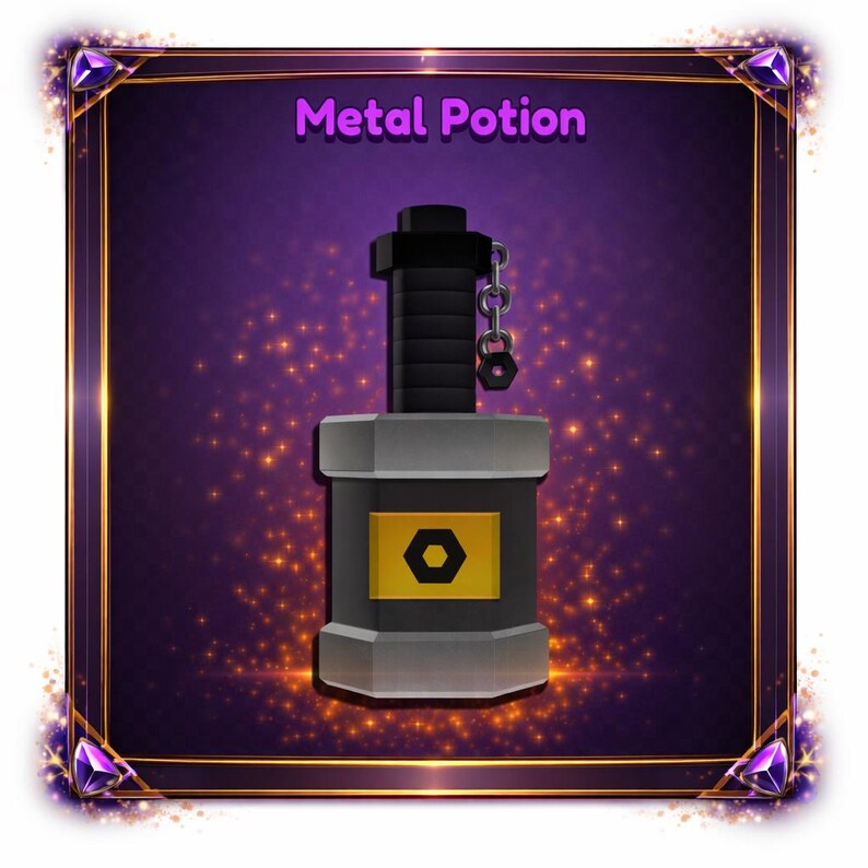 Metal Element Potion • Dragon Adventures • Roblox - Etsy