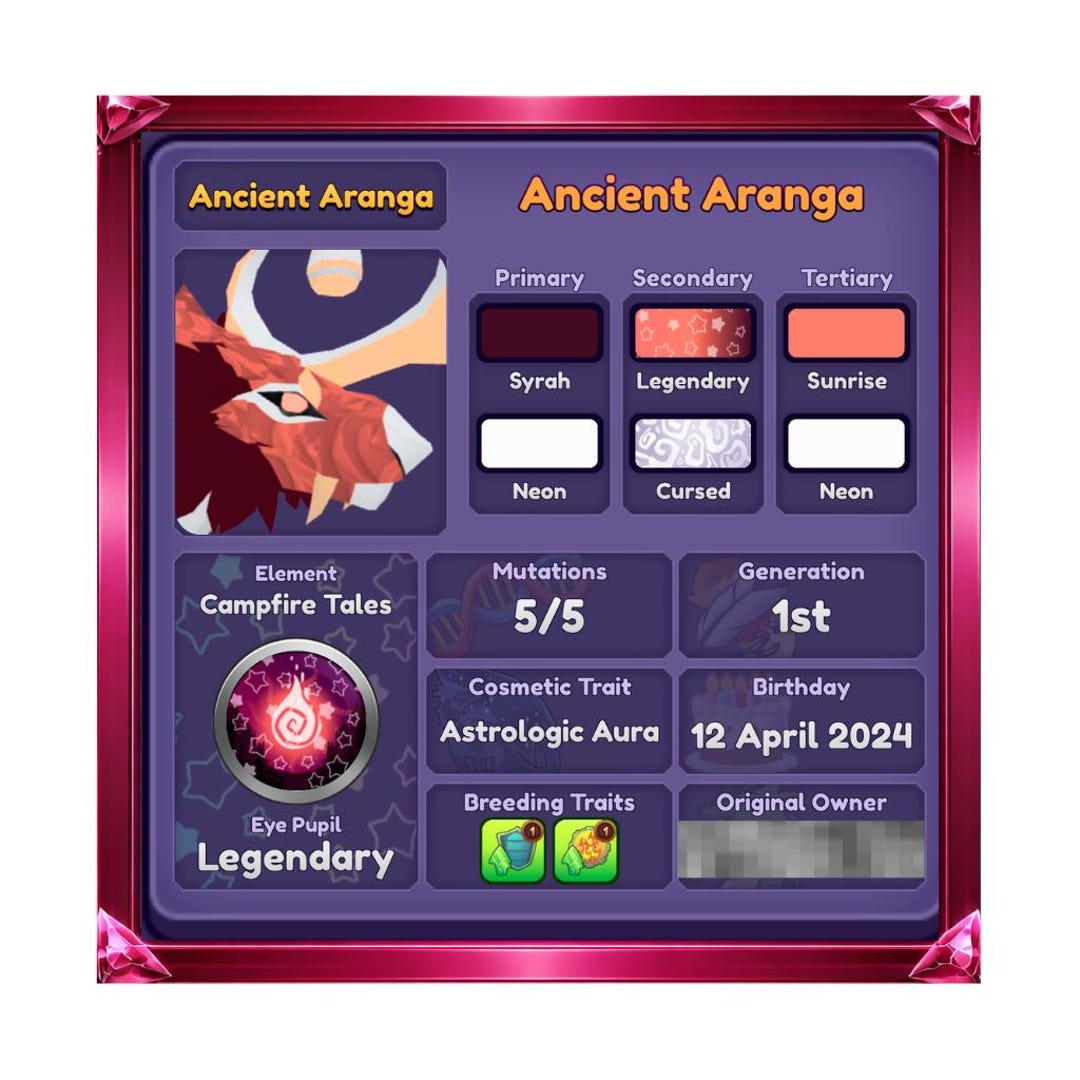 Ancient Aranga • Dragon Adventures • Roblox - Etsy
