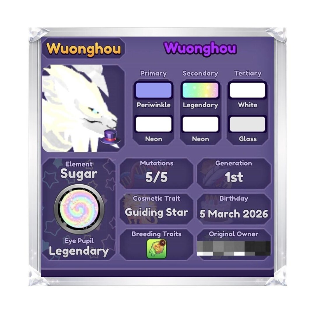 Wuonghou • Dragon Adventures • Roblox - Etsy