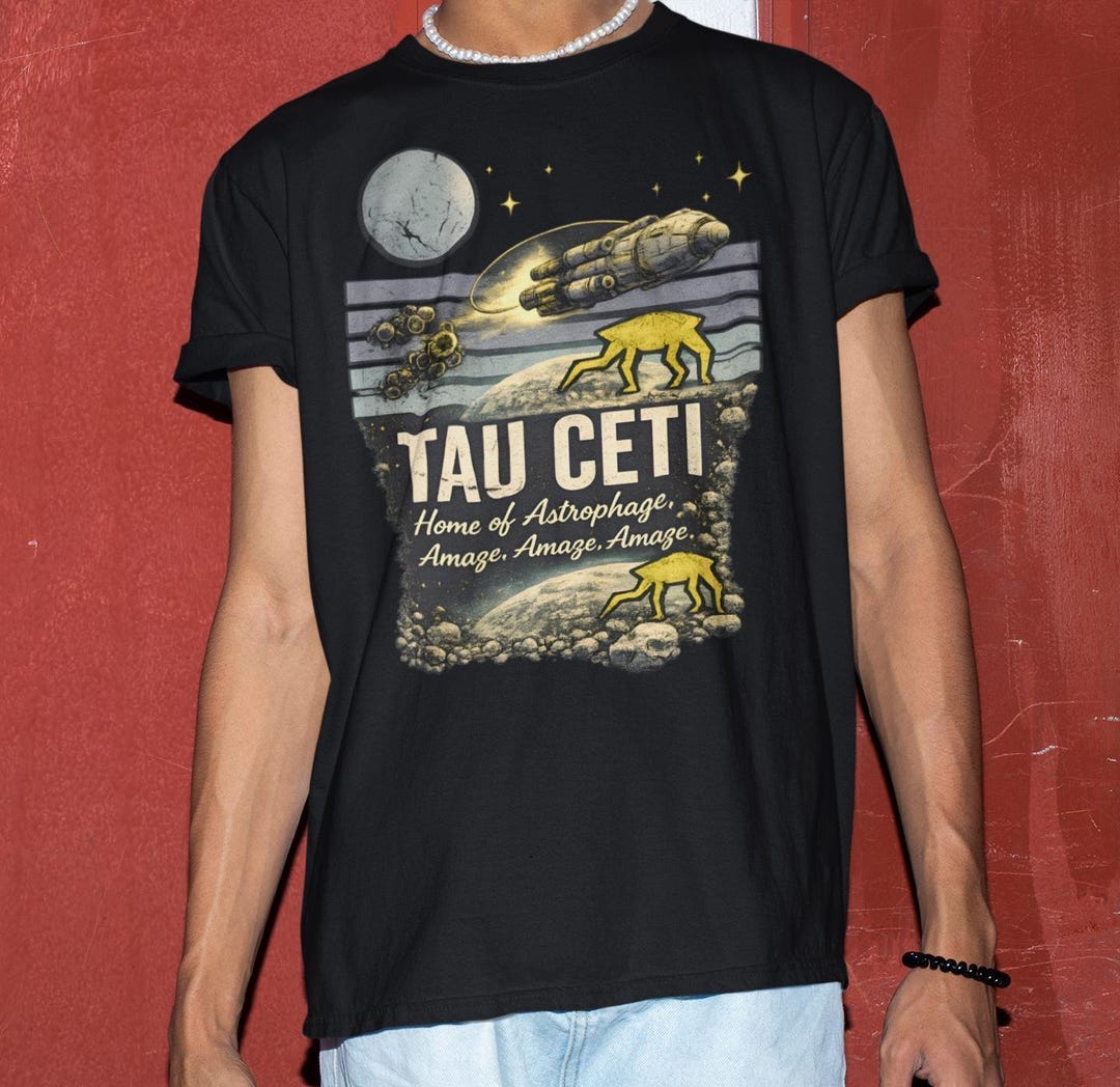 Retro Tau Ceti Shirt - Home of Astrophage Tee,project Hail Mary Tshirt ...