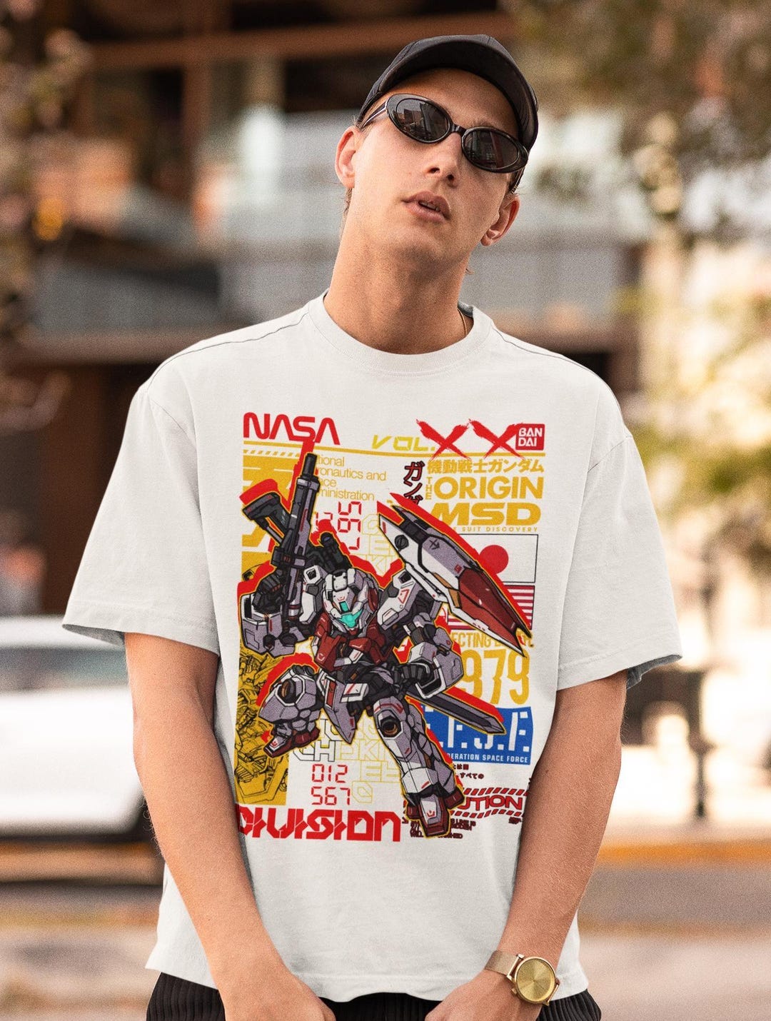 90s Gundam Anime Shirt - Retro Robot Manga Tee - Etsy