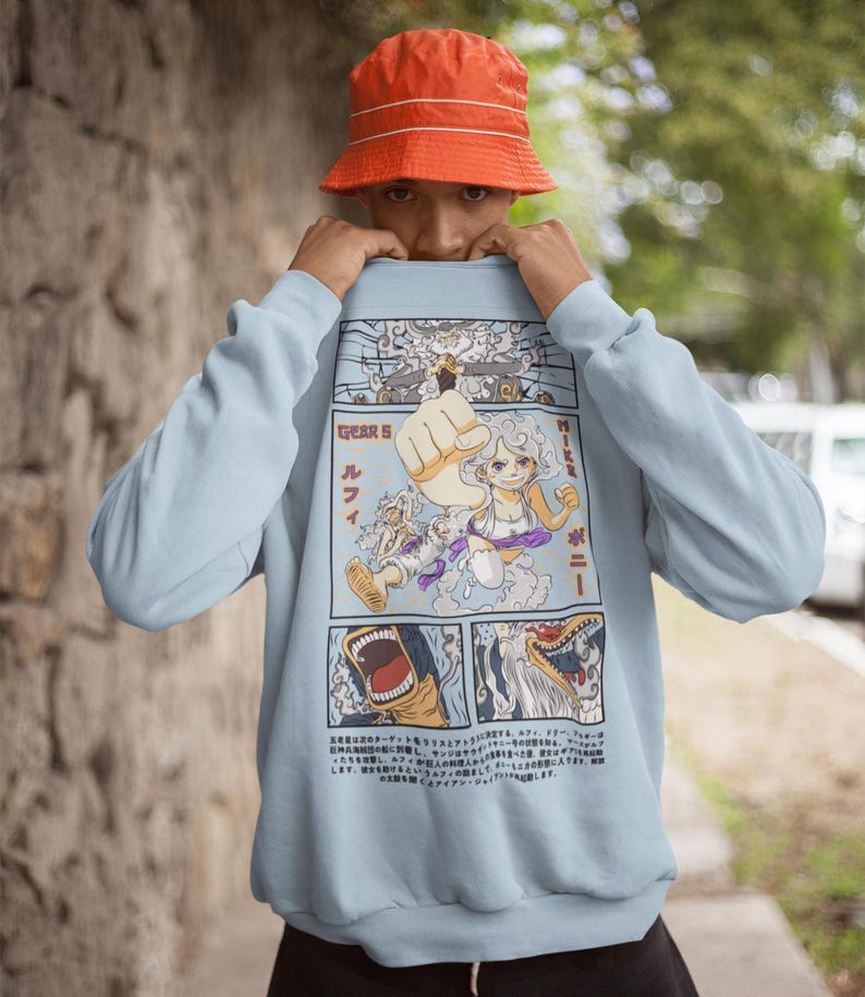 Monkey D Luffy Gear 5 T-shirt – Anime Cosplay Tee - Etsy