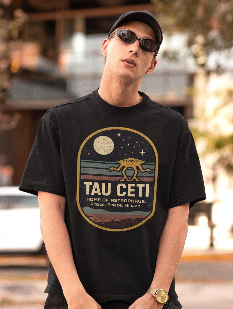 Retro Tau Ceti Home of Astrophage Shirt - Rocky Amaze Tee,project Hail ...