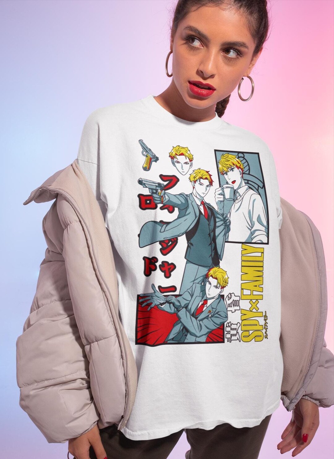 Loid Forger Shirt – Spy Family Anime Cosplay Tee - Etsy