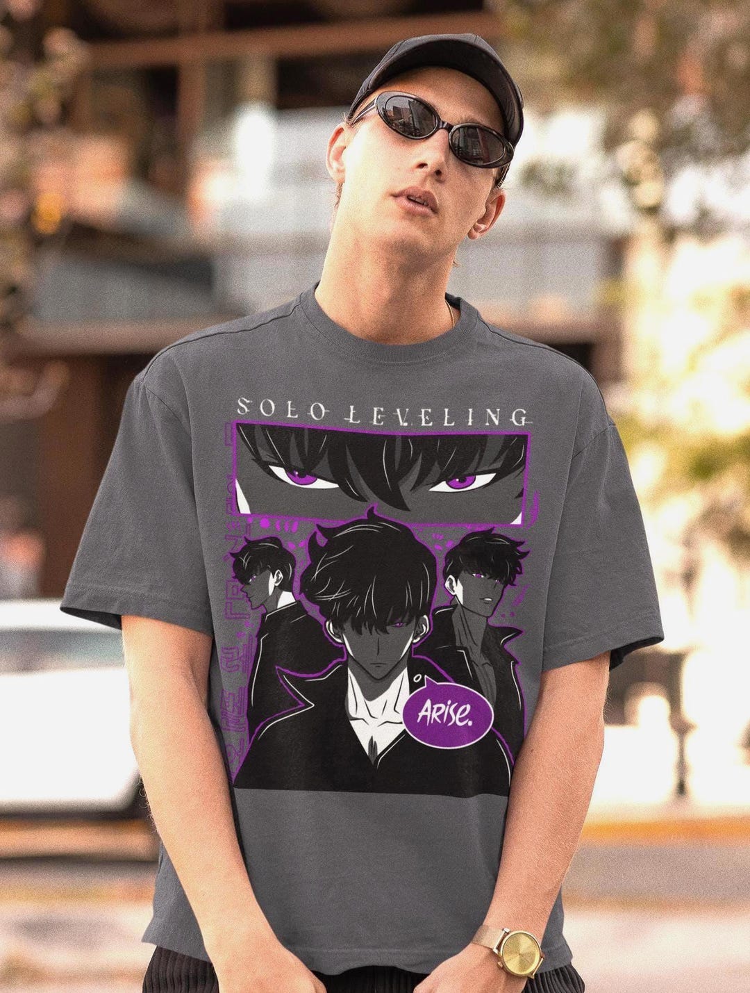 Sung Jin-woo Shirt -manga Tshirt,jin Woo Anime T-shirt,otaku Apparel - Etsy
