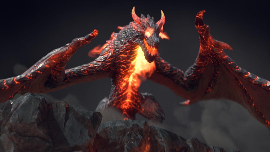 Dragon Fire Stream Overlay Pack Animated Twitch Alerts, Overlays ...