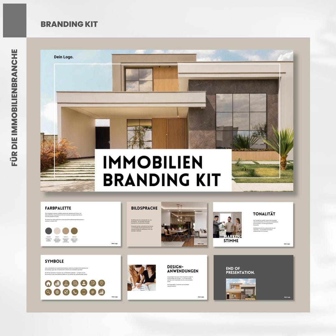 Real Estate Branding Kit | Logo, Color Palette, Typography & Design ...