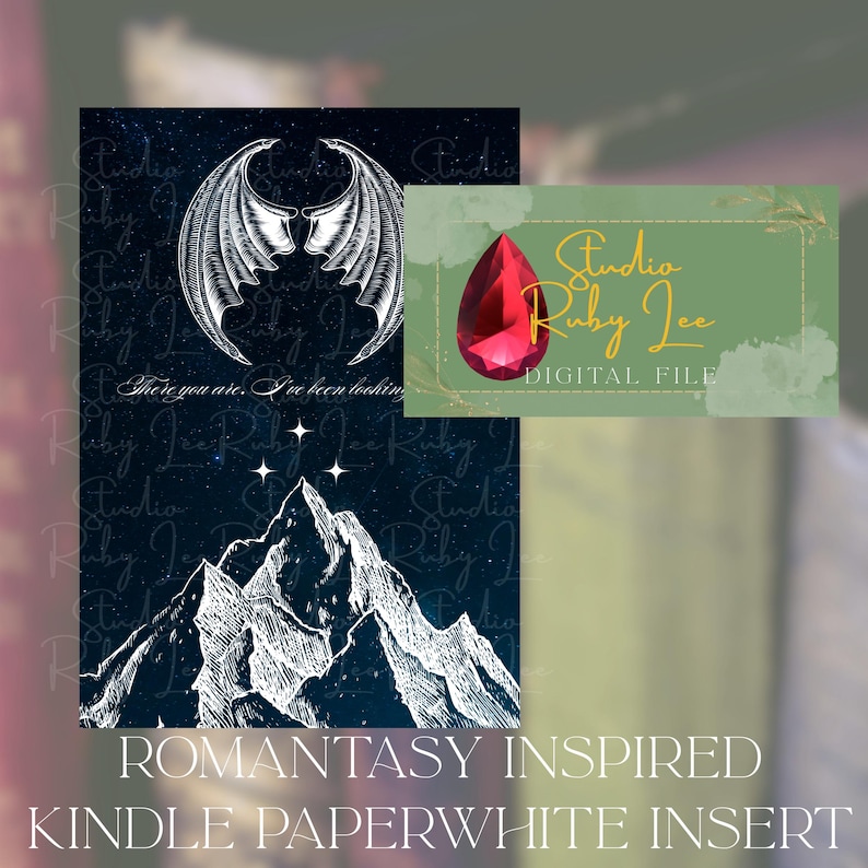 Romantasy Inspired Kindle Insert | Dark Romance | Fantasy Lover ...