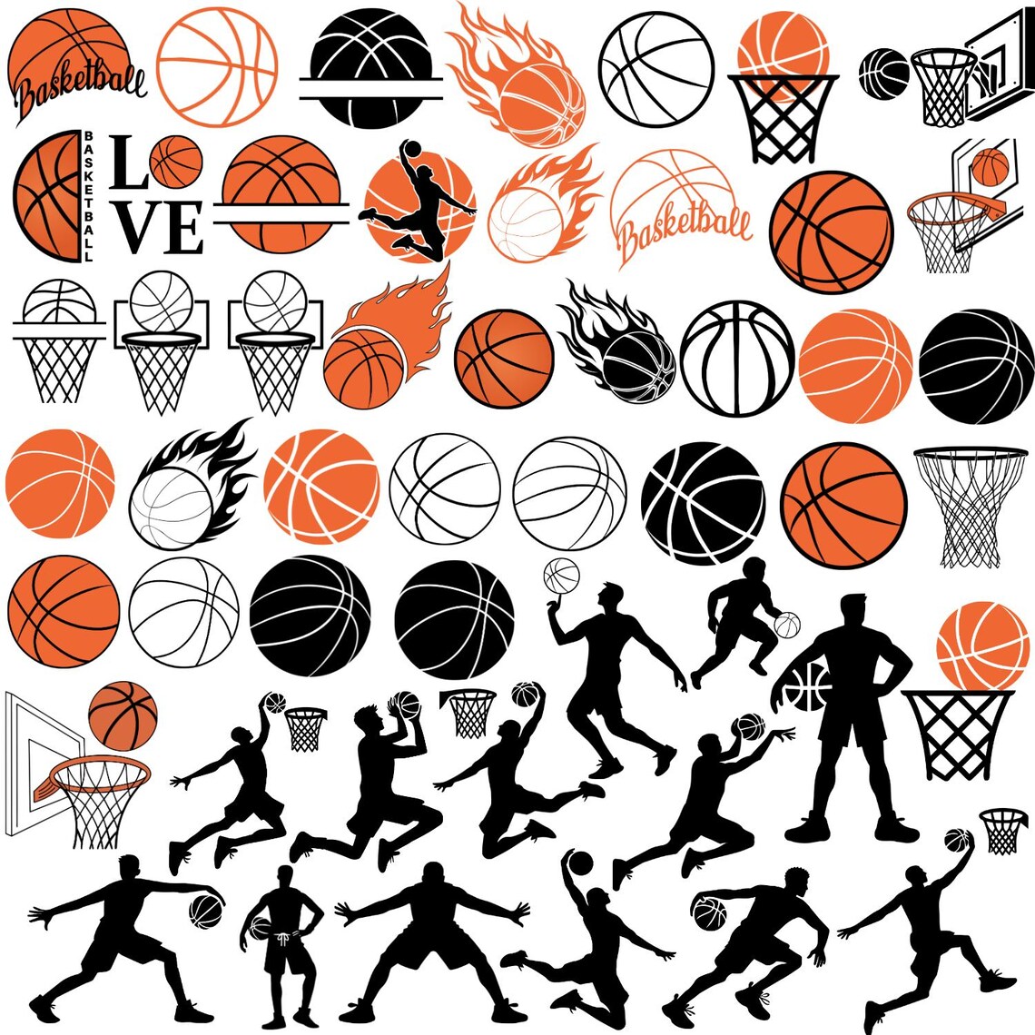 Basketball SVG Bundle, Mom, Game Day, School Team (digital Files) - Etsy