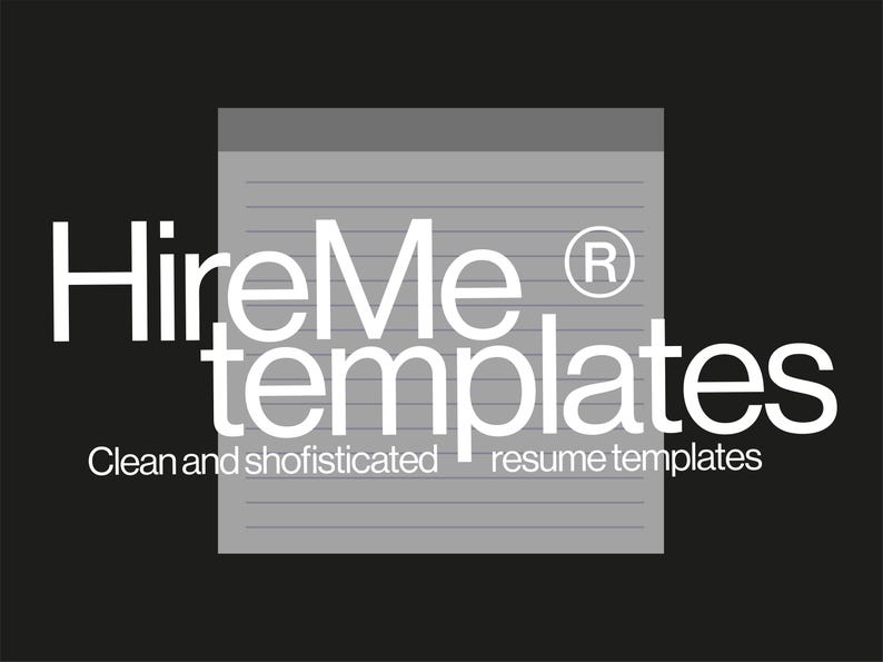 Resume Cv Modern Template: Editable CV, Cover Letter (A4 & US Letter ...