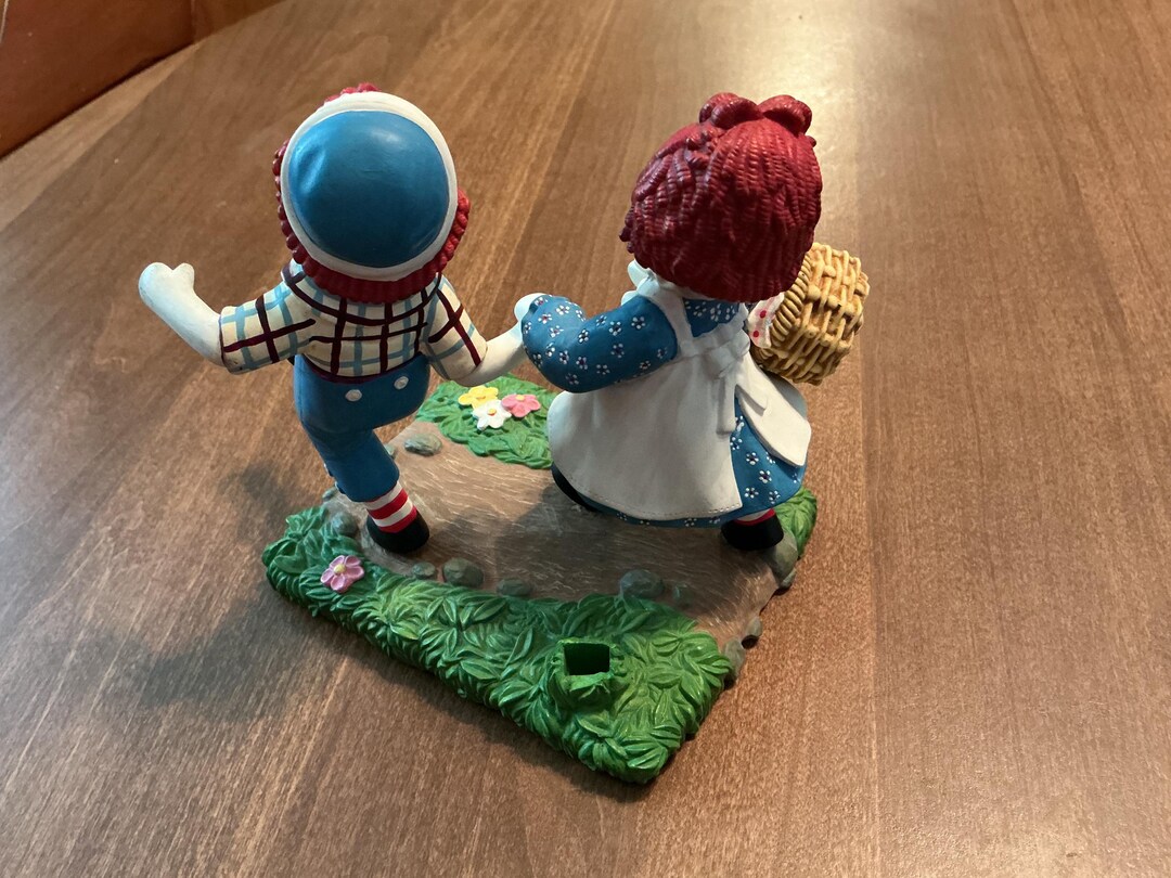 Raggedy Ann & Andy Figurine Picnic Fun - Etsy