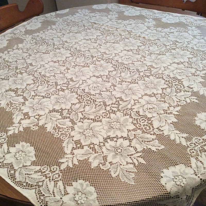 Lace Tablecloth - Etsy