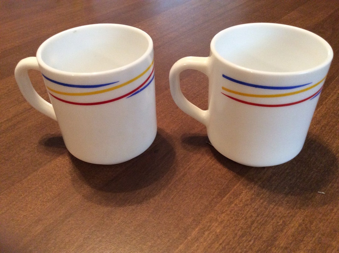 Arcopal Coffee Mugs Made in France - Etsy