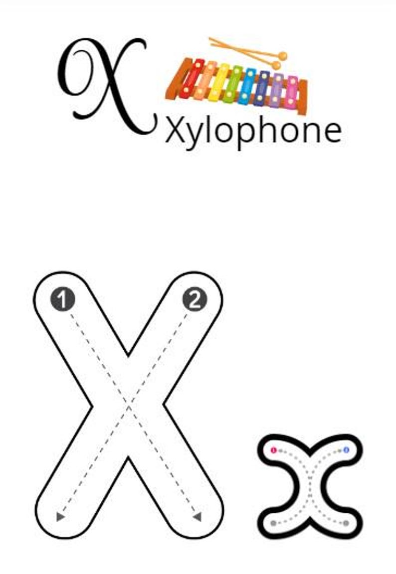 Printable Abcs - French Alphabet 27 Pages - Uppercase and Lowercase ...
