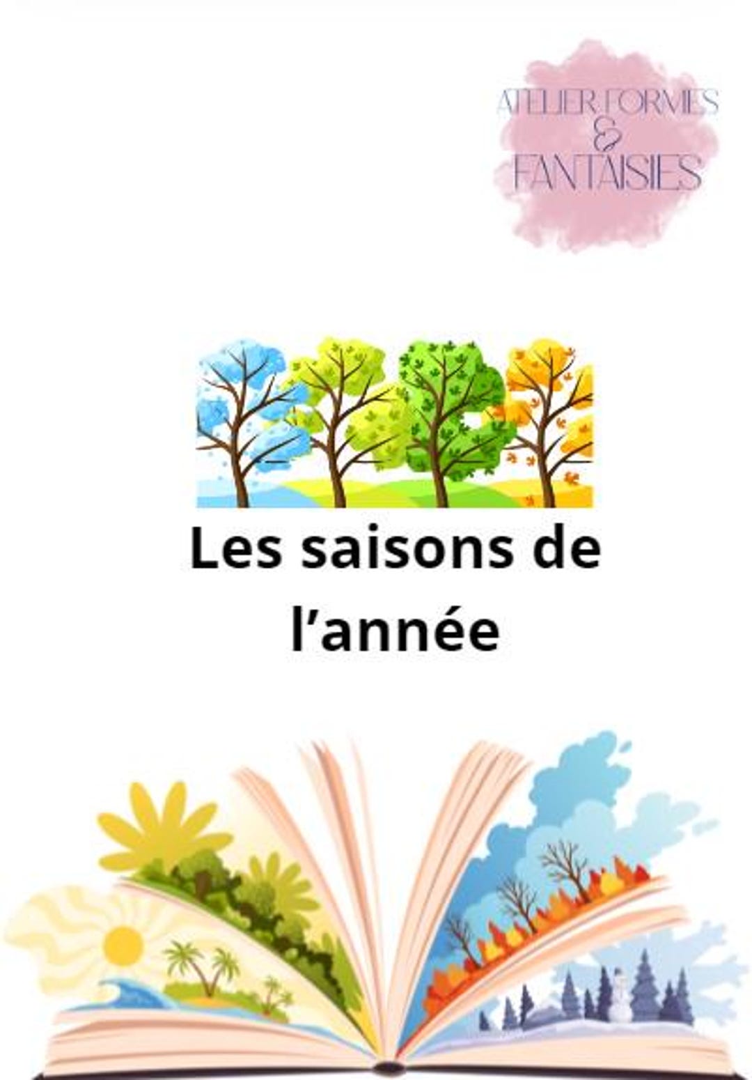 4 Seasons Activity Book - Printable PDF - Etsy