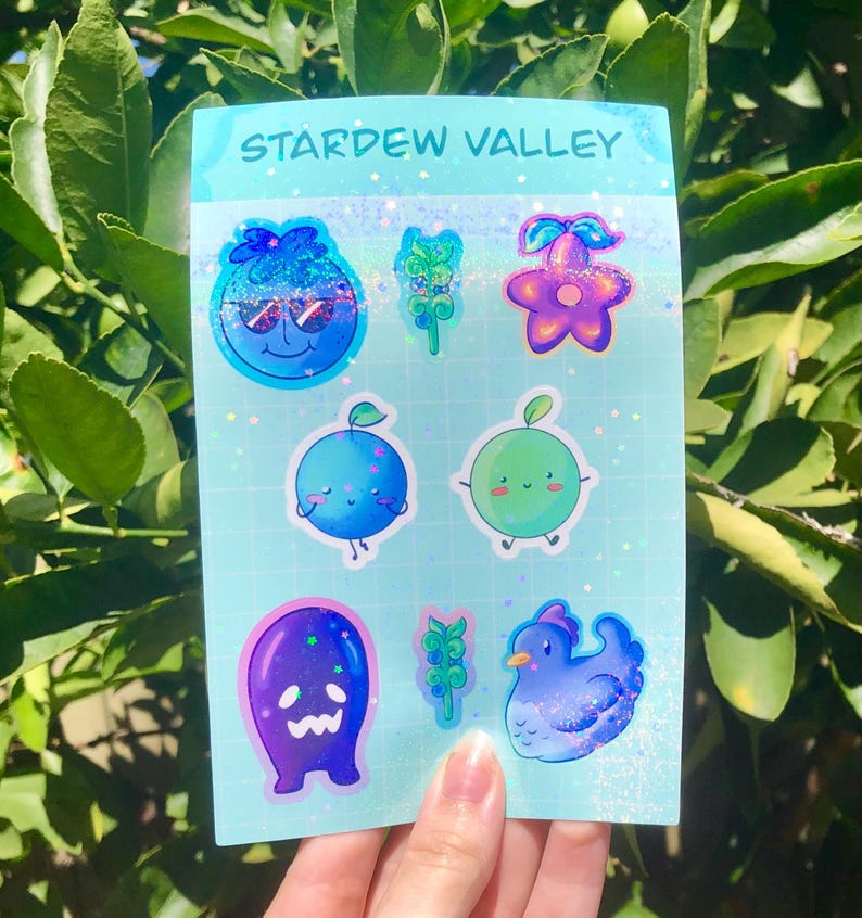 Stardew Valley Sticker Sheet - Etsy