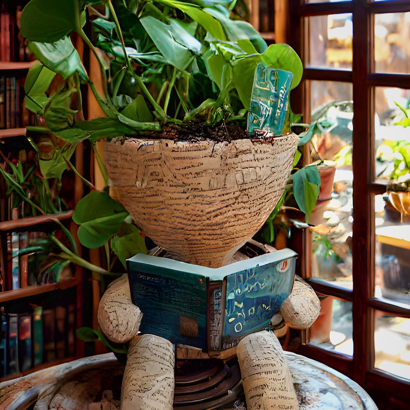 Book Planter - Etsy