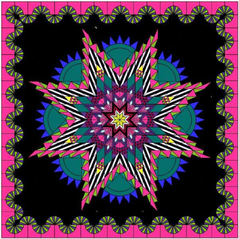 Star of Wonder, Foundation Paper Piecing Pattern (very - Etsy