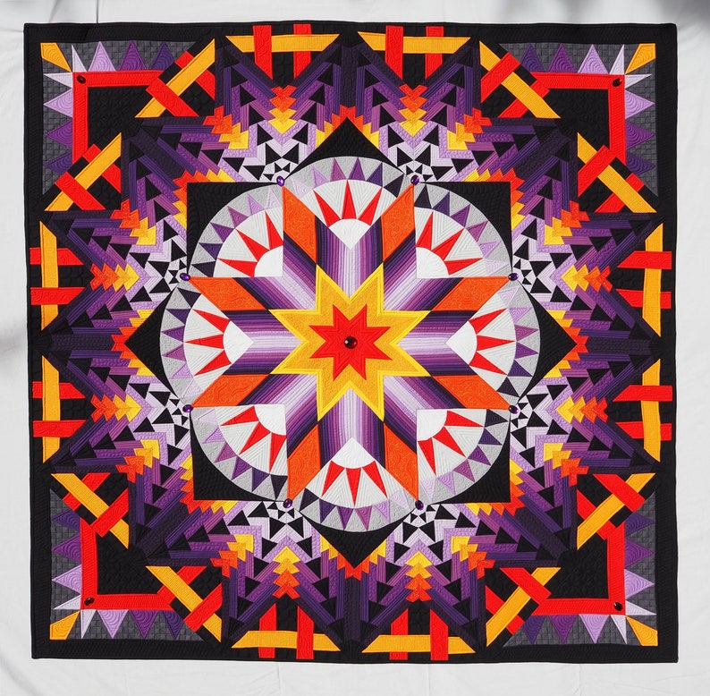 Award Winning Quilt, Nana’s Garden. Foundation Paper Piecing Pattern - Etsy