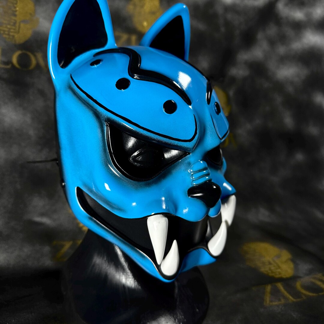 Kitsune Mask, Japanese Demon, Full-size Plastic Mask - Etsy Australia